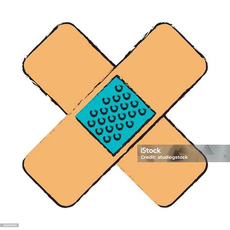 치료 붕대 고립 된 아이콘 1위에 대한 스톡 벡터 아트 및 기타 이미지 1위 가리기 가지 식물 부위 Istock