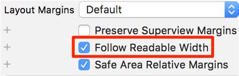 Readable Width Table Views With Ios 12