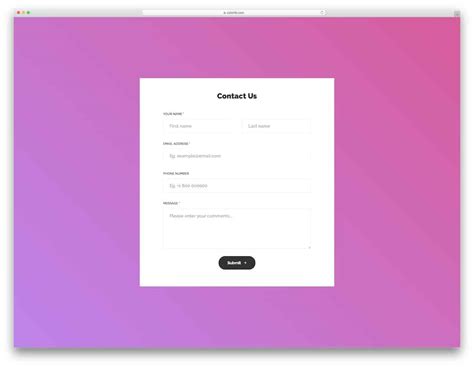 How To Design A Clean And User Friendly Contact Form