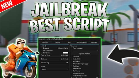 New Jailbreak Script Pastebin 2025 Autorob Auto Arrest Youtube