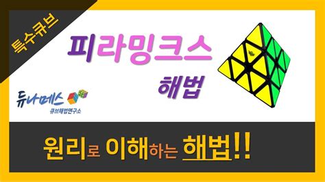 피라밍크스 해법 Pyraminx Tutorial Youtube