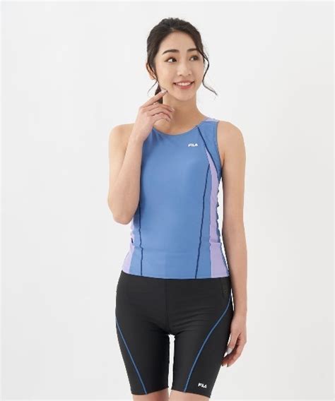 Fila（フィラ）の「【fila フィラ】レディース配色セパレートタンキニ水着（水着）」 Wear