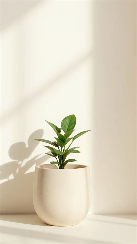 Минималистичный фон с зеленым растением для ваших сторис · Фоны для сторис по ссылке Flowers