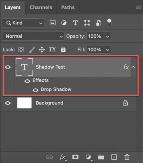 how to add a drop shadow to text in photoshop lenscraft