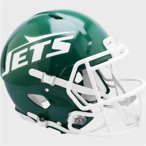 New York Jets Full Size Authentic 1978 To 1989 Speed Throwback Footbal