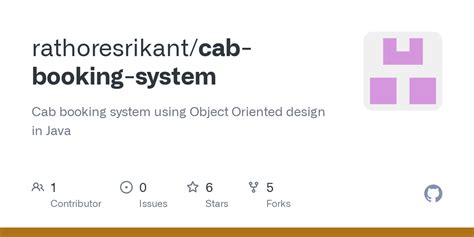 Github Rathoresrikantcab Booking System Cab Booking System Using Object Oriented Design In Java