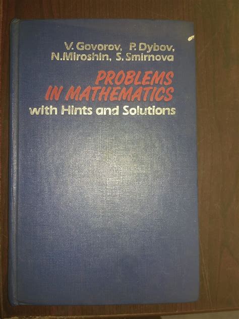 buy problems in mathematics with hints and solutions book
