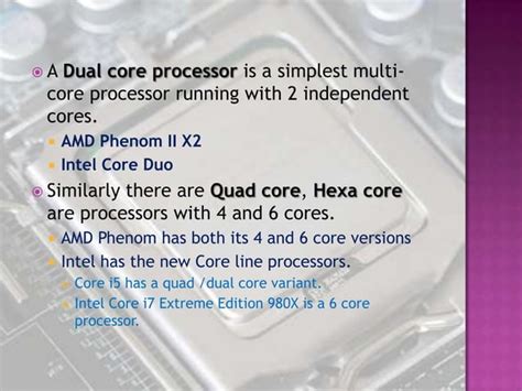 Multi Core Processors Pptx Desktops Computing
