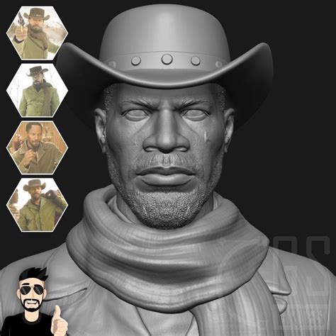 Django Unchained 3d Print 3d Model 3d Printable Cgtrader