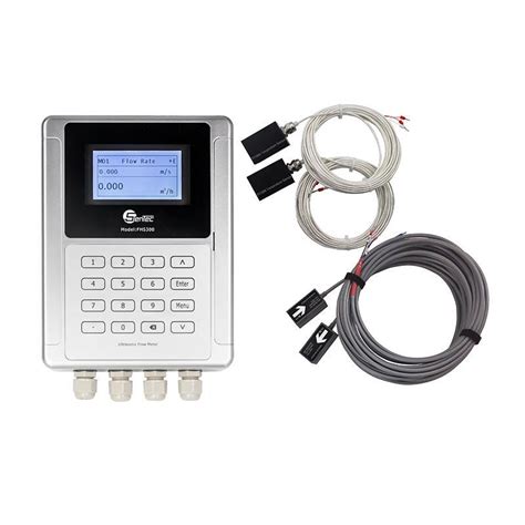 Sentec Portable Ultrasonic Transit Time Liquid Flow Meter Ultrasonic Flowmeter Price Sensor