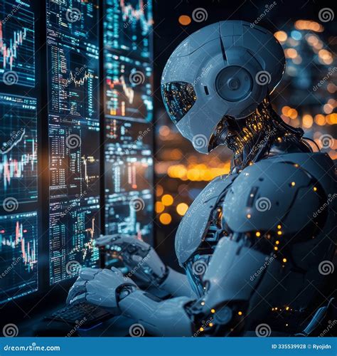 Ai Trader Stock Illustration Illustration Of Innovation 335539928