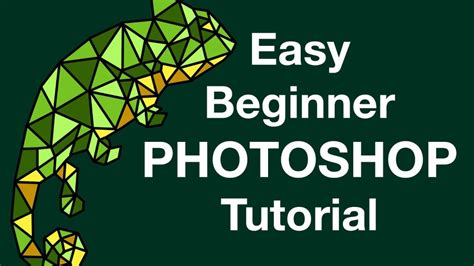 Easy Beginner Photoshop Tutorial Geometric Animal Web Design Tutorials