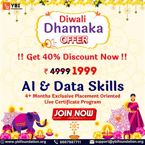 Ybi Foundation On Linkedin Happydiwali Limitedtimeoffer