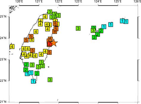 台湾東部の地震（2009年12月19日、m6 4）