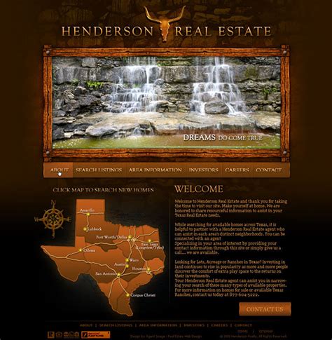 Rustic Themed Websites Behance