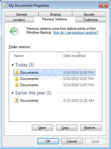 Brilliant Strategies Of Info About How To Restore Using Shadow Copy Settingprint