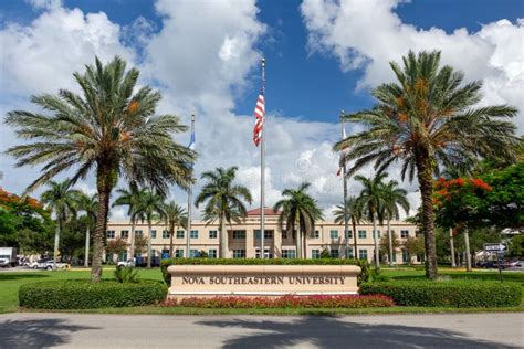 Nsu Nova Southeastern University Editorial Stock Image Image Of