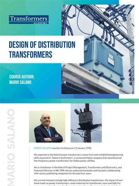 Design Of Distribution Transformer Course Brochure Pdf Transformer Electrical Engineering