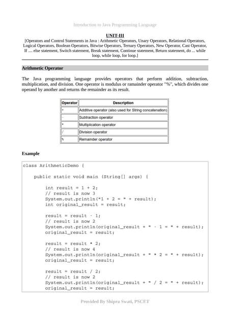 Java Unit 3 Pdf