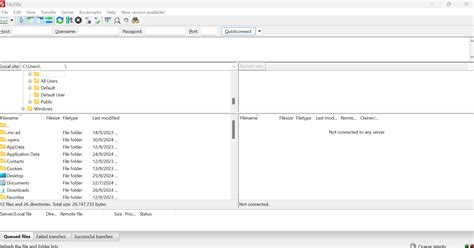 filezilla timeout settings ipserverone