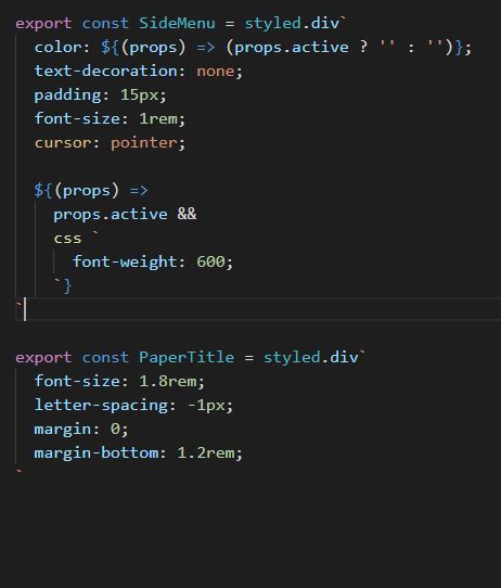 `css ` Break Syntax Highlight · Issue 222 · Styled Components