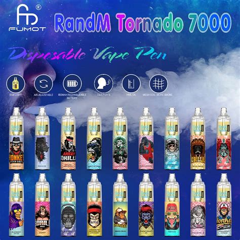 Randm Tornado 7000 Puffs 100original Einweg Vape High Quality