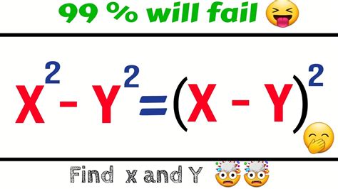 mathematics olympiad how to solve x² y² x y ² youtube