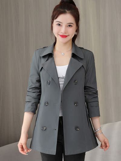 Badu Bg Дамска мода с дълги ръкави Ежедневни основни едноцветни двуредни темпераментни ревери