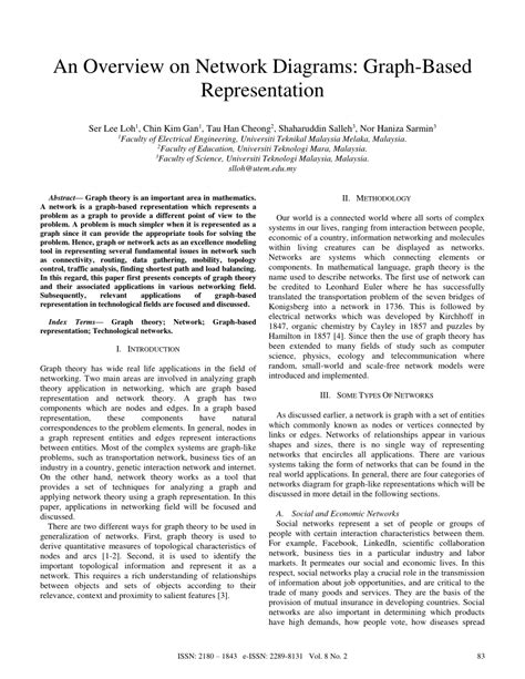 Pdf An Overview On Network Diagrams Graph Based Representation