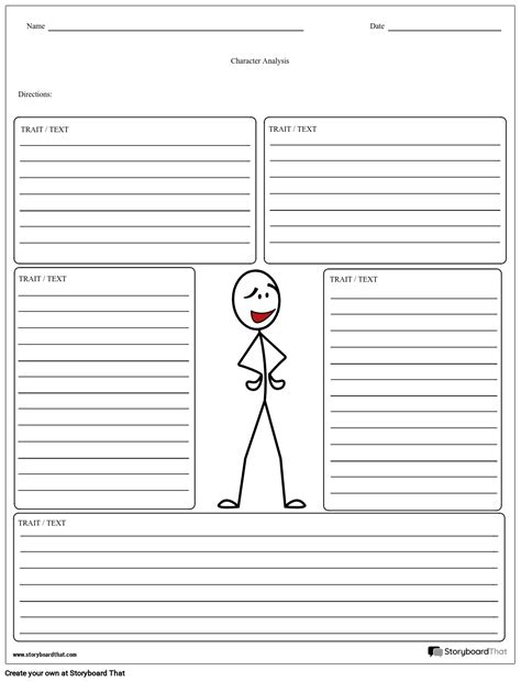 Ultimate Character Analysis Worksheet And Template Guide Worksheets Library