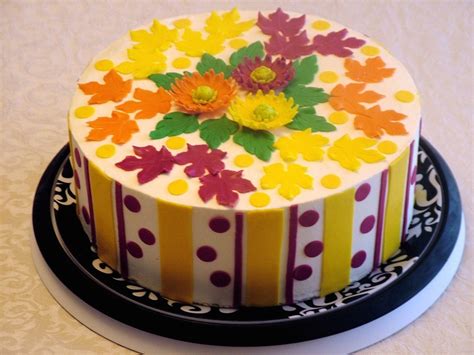 Round Birthday Cake
