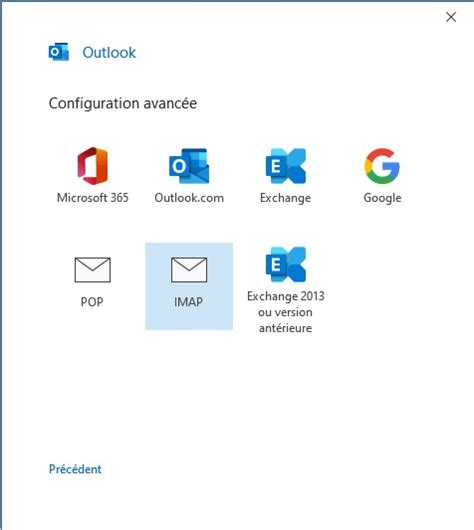 Configurer Outlook Tutoriel Mon Site Primo