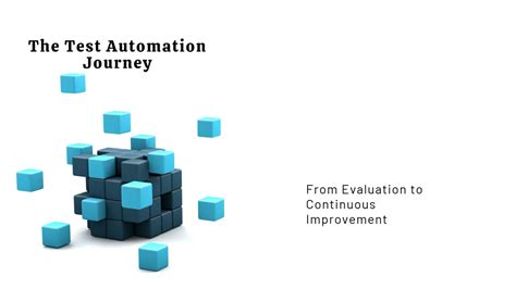 The Test Automation Journey From Evaluation To Continuous Improvement