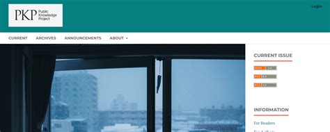 Ojs 3 Theme Gallery See Demo And Download Open Journal System Services