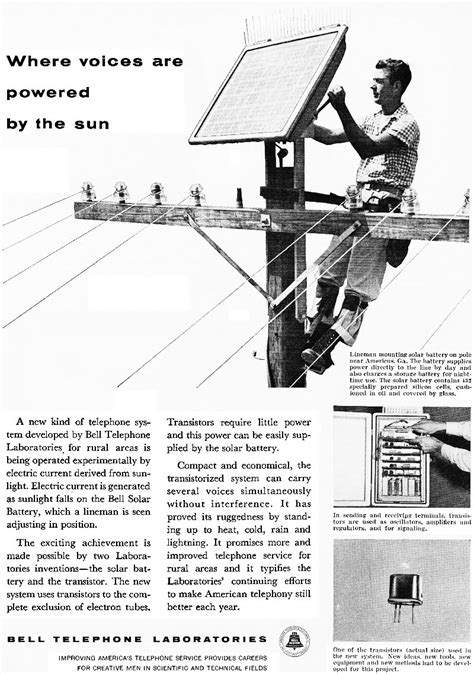 Bell Telephone Laboratories Pv Arrays January 1956 Radio Electronics Rf Cafe