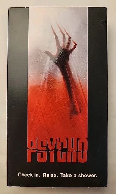 Psycho Vhs Video Anne Heche Vince Vaughn Hitchcock Halloween Horror