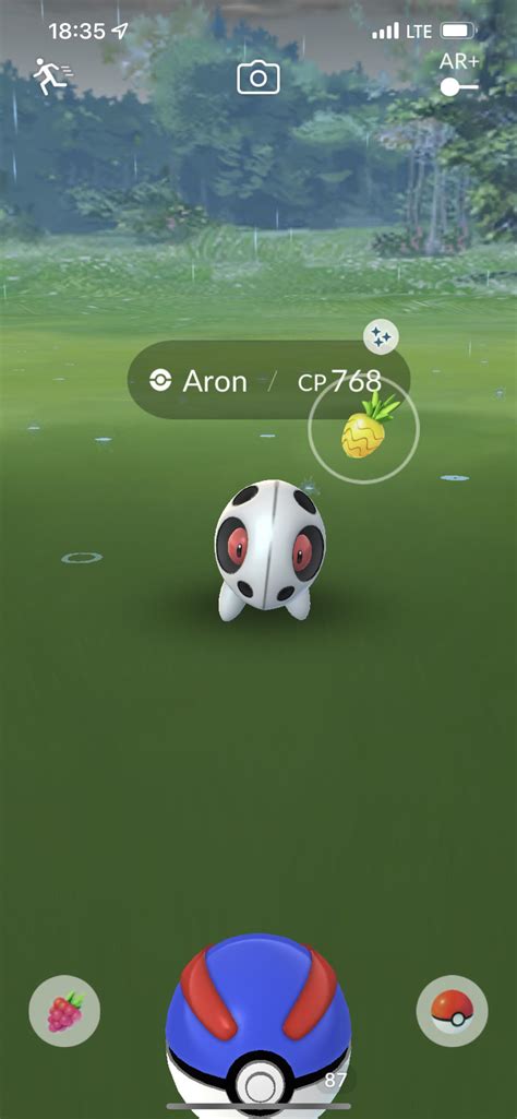 Shiny Aaron Found Aground 3 Days Ago Event Has Brought Me Shiny Luck Lately R Pokemongo