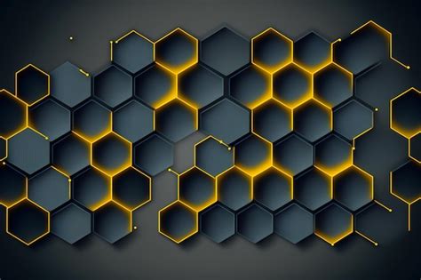 Premium Photo Hexagons Pattern Geometric Background Abstract Backgrounds
