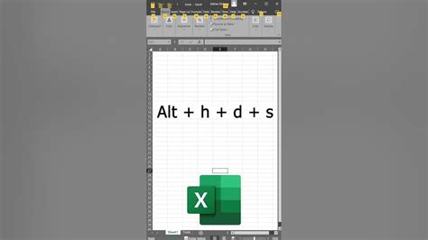 Excel Hotkeys To Add And Delete Tabs
