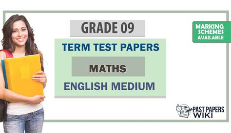 Grade 09 Maths Term Test Papers English Medium