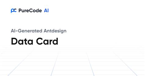 build great antdesign data card components faster using ai tools