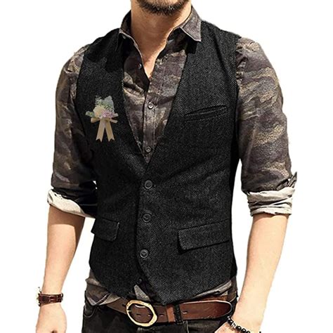 Chalecos Vintage Para Hombre Chaleco Ligero Para Hombre Nuevo Con