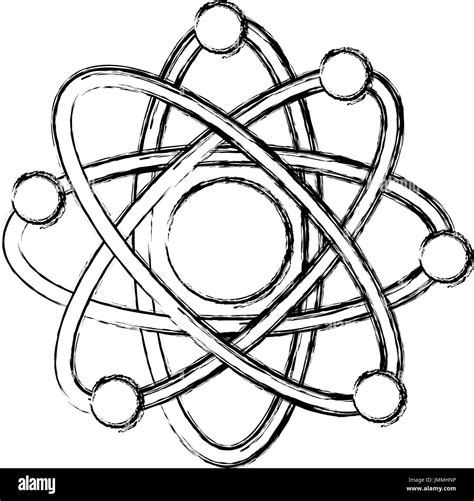 Atom Scheme Molecule Particle Science School Stock Vector Image And Art