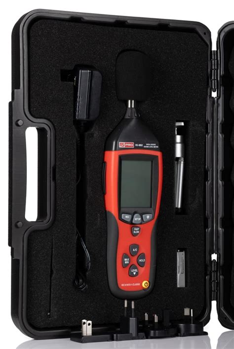 RS PRO RS PRO DT Datalogging Sound Level Meter DB To DB KHz Max RS