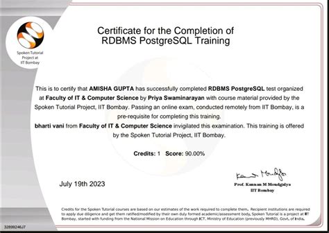 Iitbombay Databasemanagement Spokentutorial Iitfield Amisha Gupta