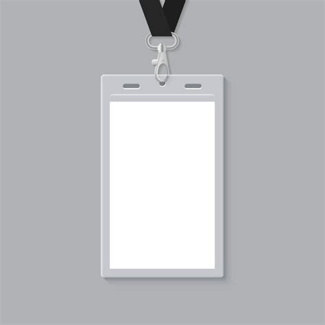 Blank Id Card Template 12607045 Vector Art At Vecteezy
