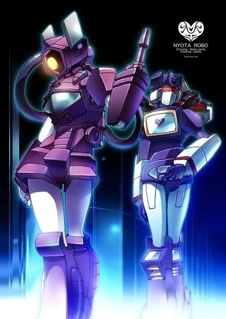 Anime Female Soundwave And Shockwave Transformers Girl Transformers
