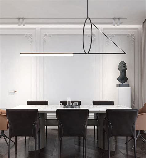Angled Linear Pendant Light Mooielight