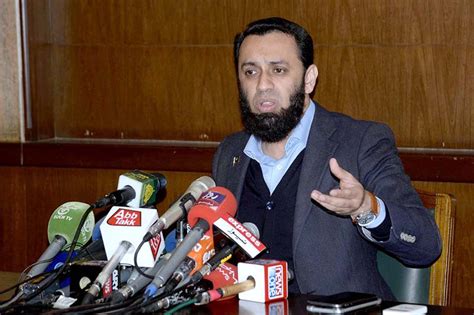 Special Assistant To The Prime Minister Attaullah Tarar Talking To The