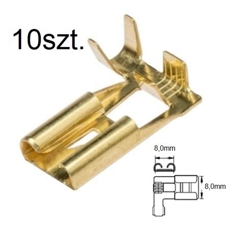 Konektor żeński Nasuwka Kątowa Końcówka 8 10 Sztuk Porównaj Ceny